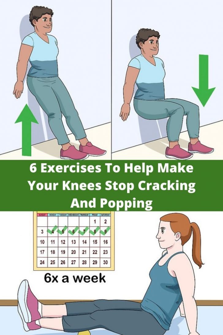 6 EXERCISES TO HELP MAKE YOUR KNEES STOP CRACKING AND POPPING – Yoga4daily