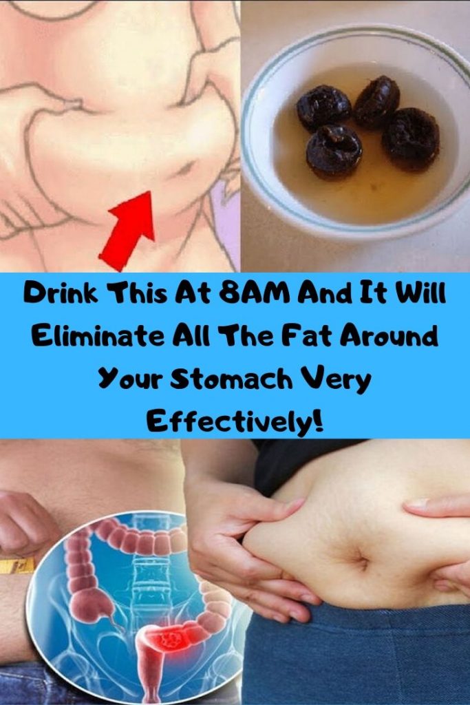 DRINK THIS AT 8AM AND IT WILL ELIMINATE ALL THE FAT AROUND YOUR STOMACH ...