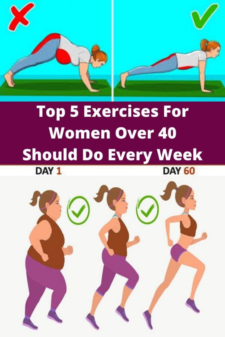 Top 5 Exercises For Women Over 40 Should Do Every Week – Yoga4daily